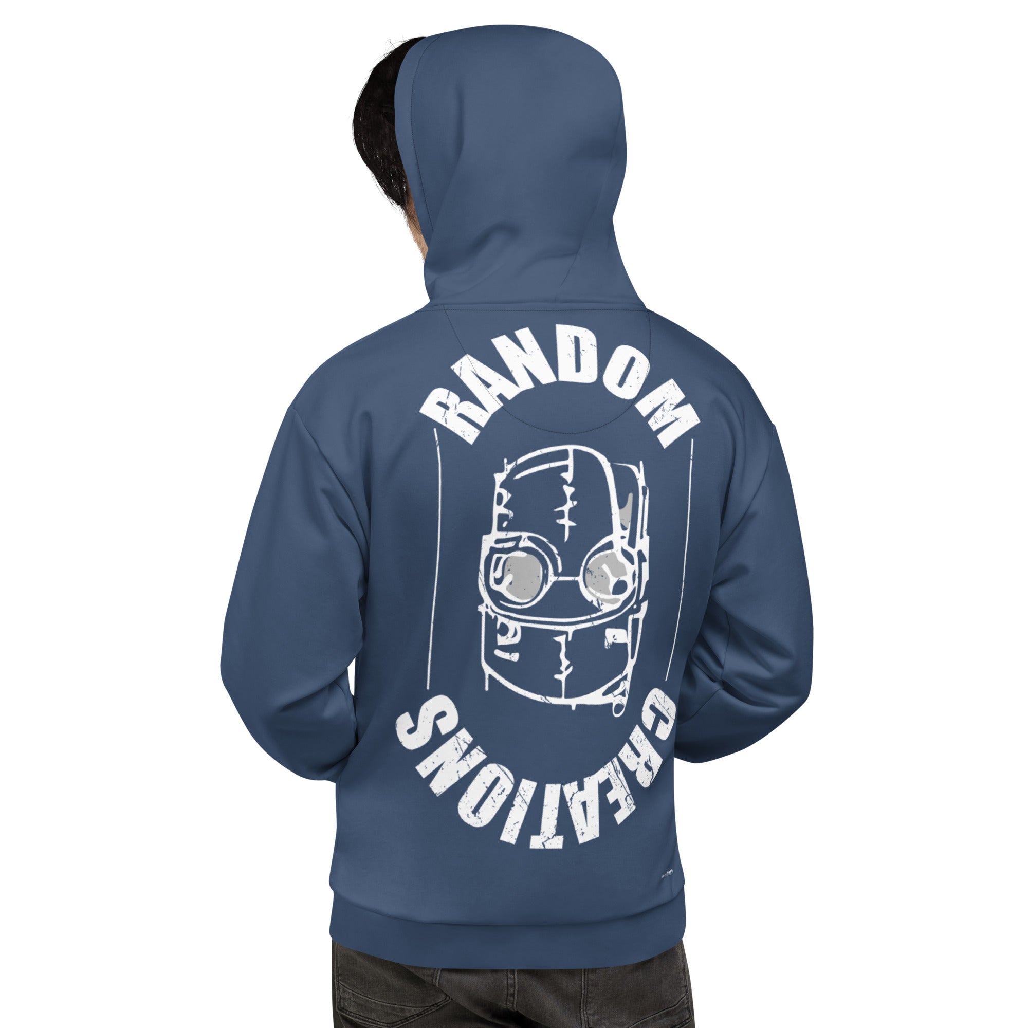 Random Creations Wanted Blue - Hoodie